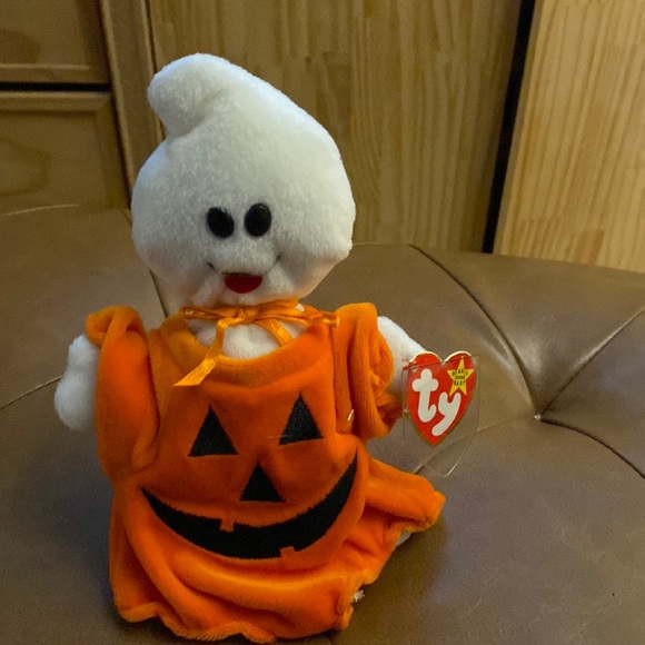 Ty | Other | Spooky The Ghost By Ty With Costume | Poshmark